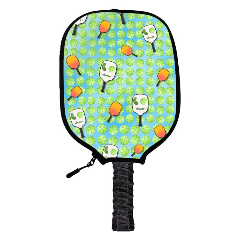 Pickleball Champ Pickleball Paddle Cover - Handmade Pickleball Paddle ...