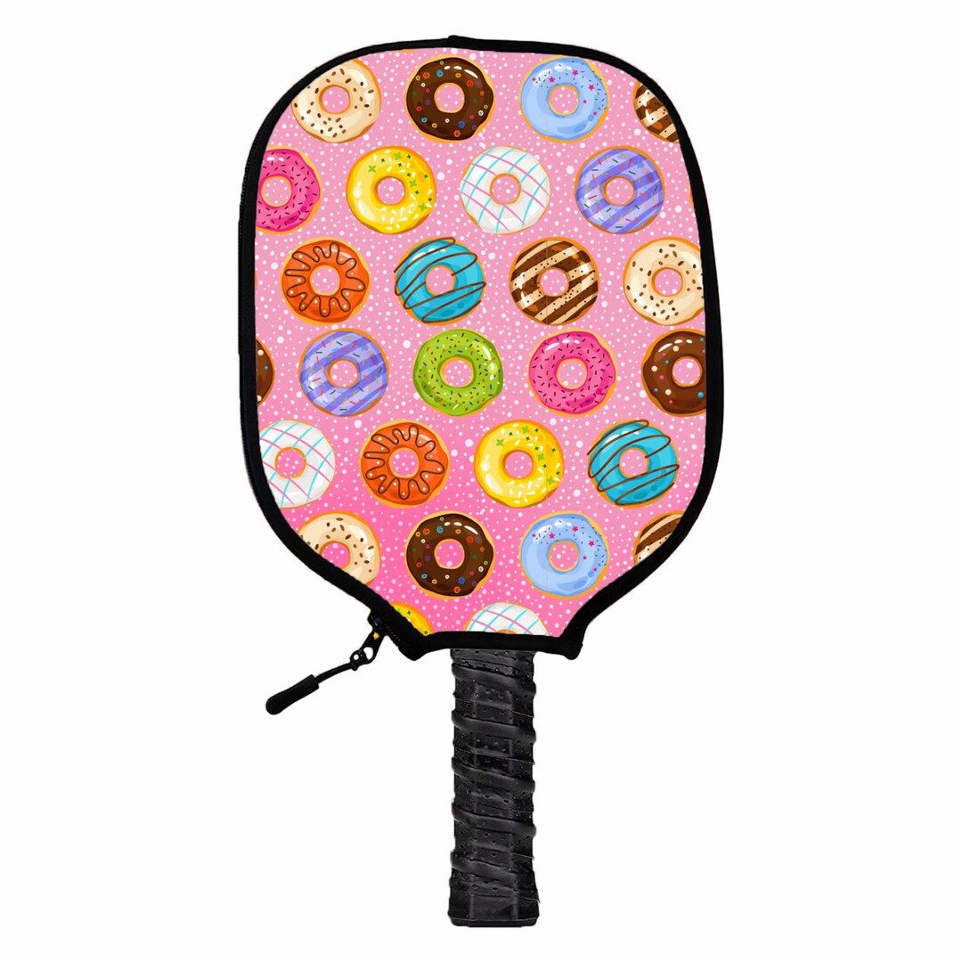 Donut Delight Pickleball Paddle Cover - Handmade Pickleball Paddle ...