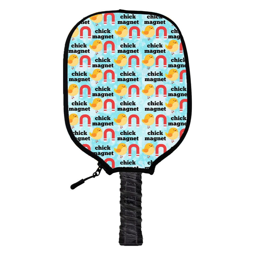 Chick Magnet Pickleball Paddle Cover - Handmade Pickleball Paddle ...