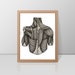 Back Muscle Anatomy Art Anatomy Decor for PT Clinic Decor Medical ...