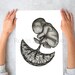 Placenta Art for OBGYN Gift for Midwife Gift for Doula Gift for Labor ...