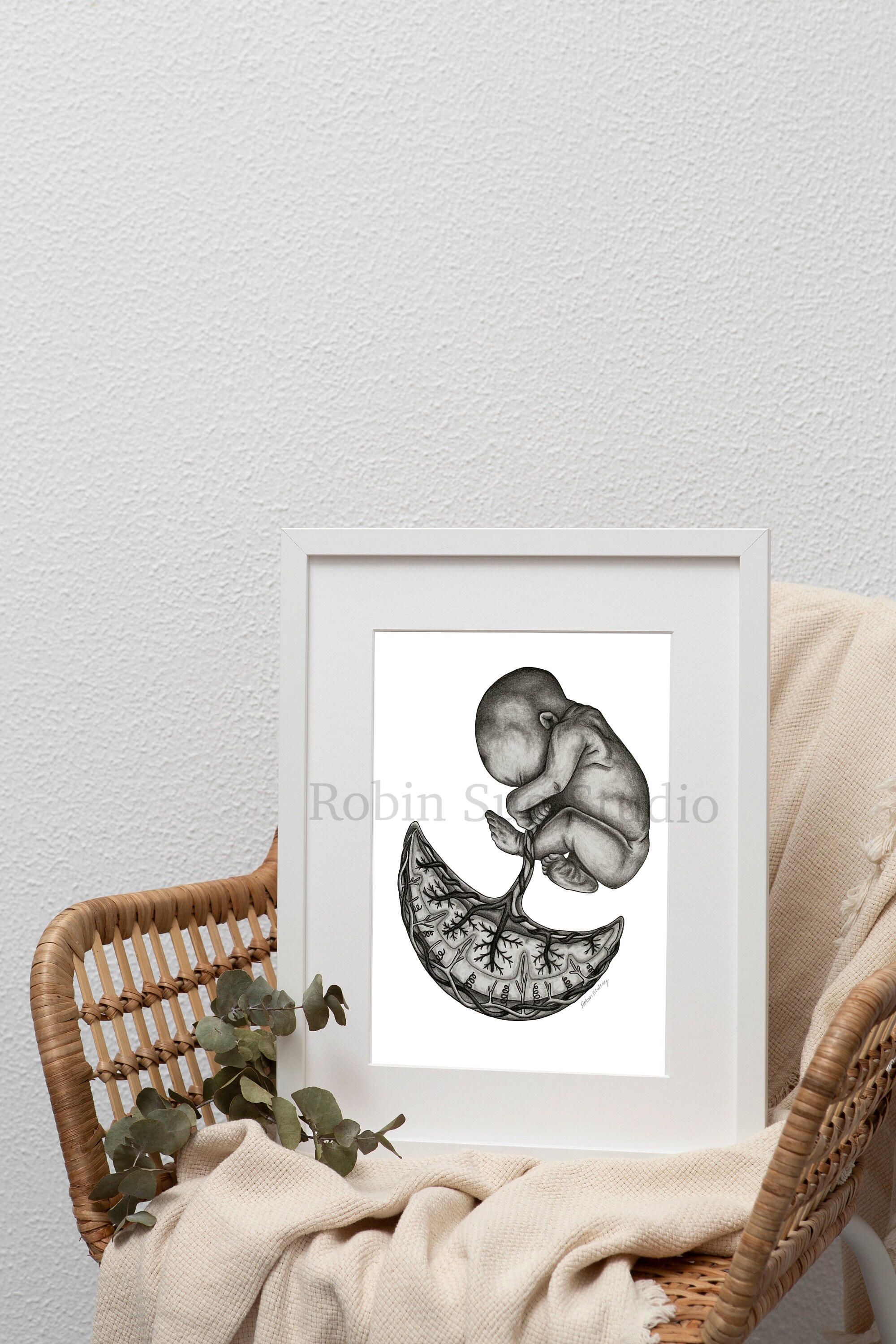 Placenta Art for OBGYN Gift for Midwife Gift for Doula Gift for Labor ...