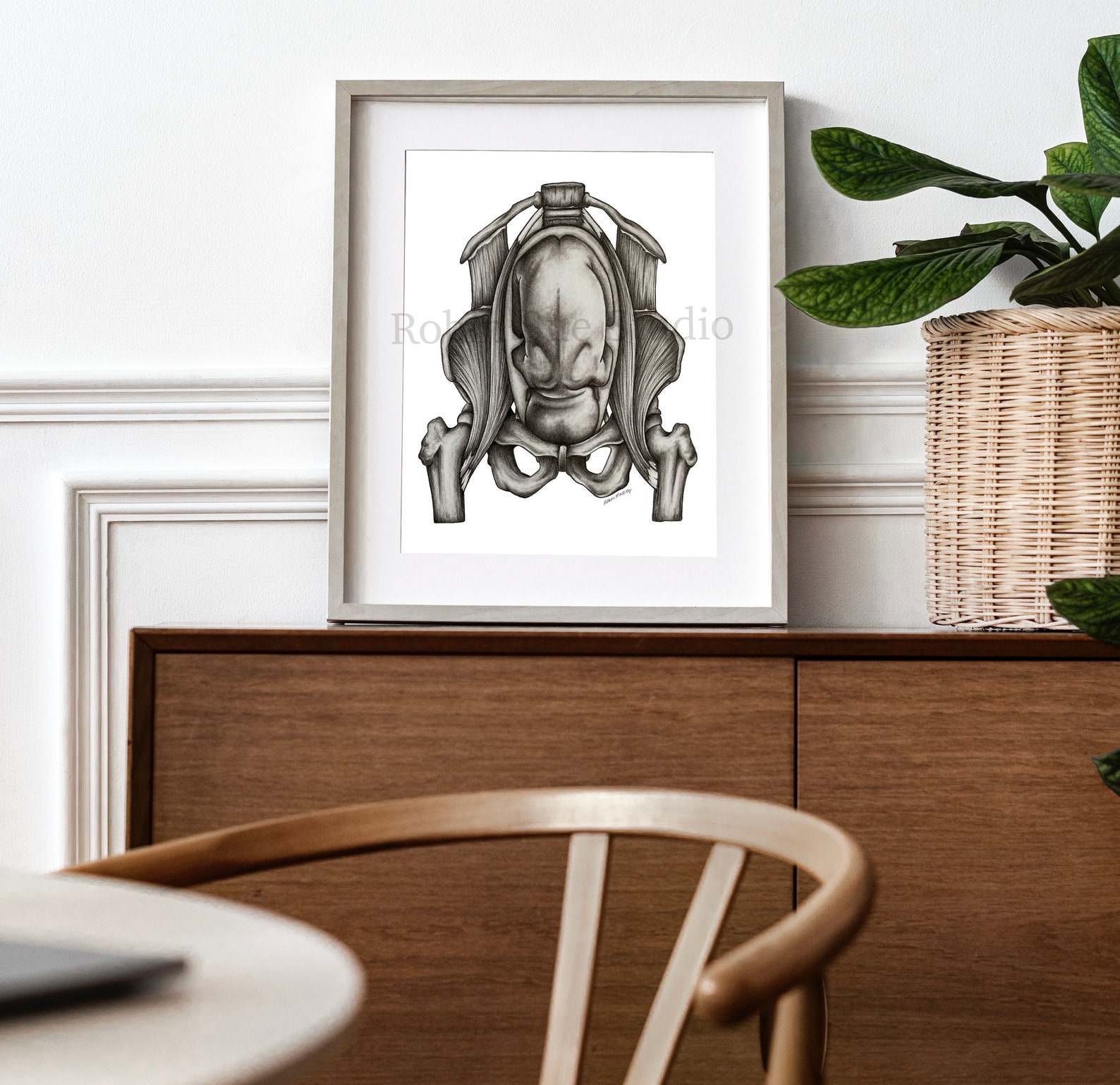 Pregnancy Art for Midwife Art for Doula Gift Pregnancy Anatomy Art for ...