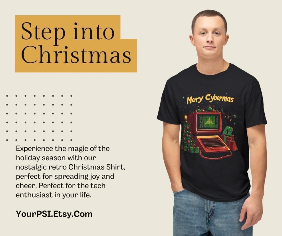 Retro 'merry Cybermas' T-shirt Christmas Cybersecurity Design - Etsy