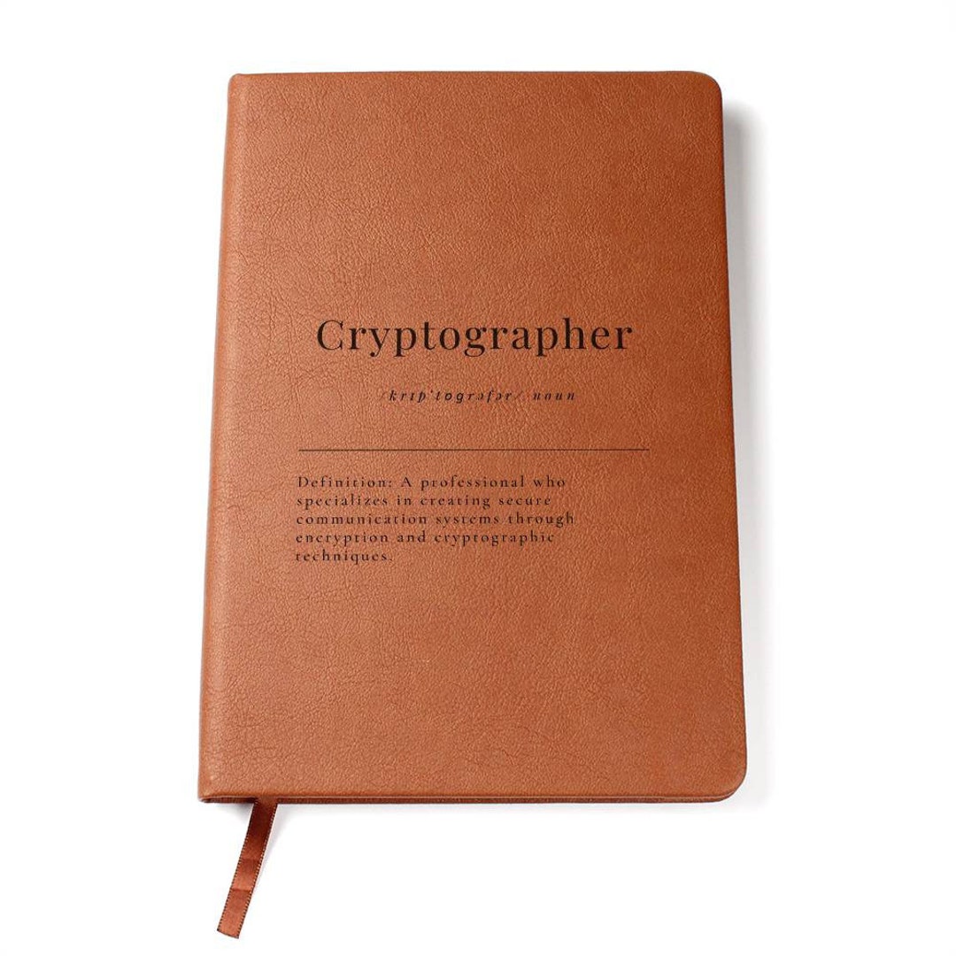Graphic Journal - Cryptographer - Etsy