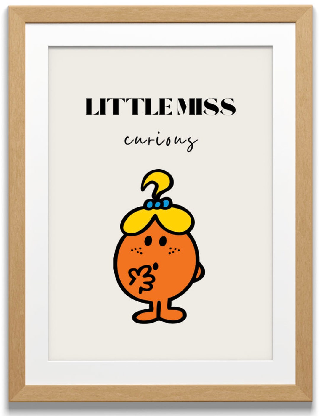 Little Miss Curious Printable Art, Kid Room Art, Modern Nursery Art ...