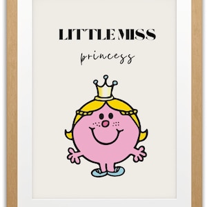Little Miss Fun Printable Art, Kid Room Art, Modern Nursery Art ...