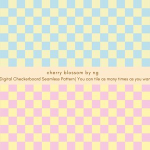 50 Checkerboard Digital Paper Checker Grid Background for Commercial ...