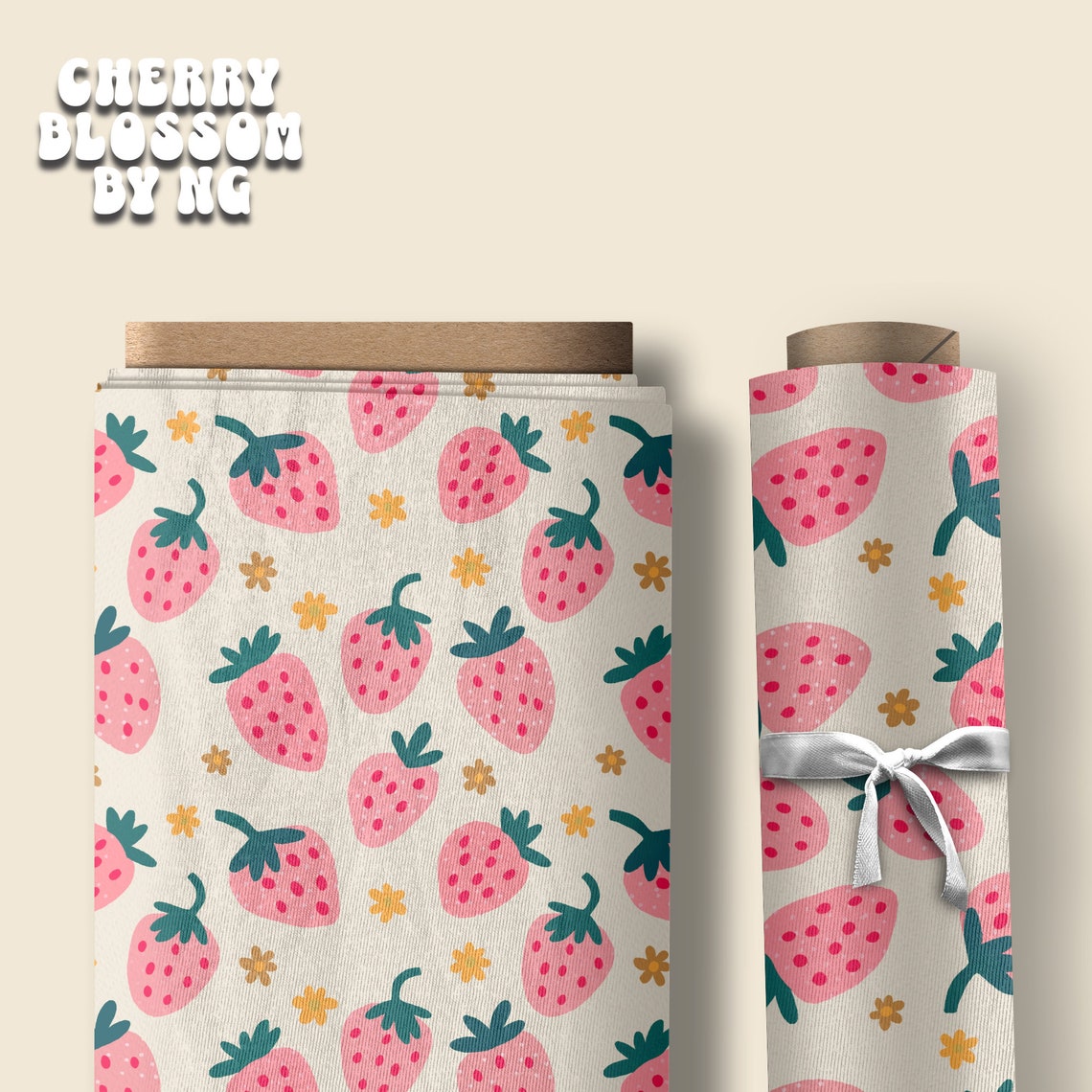 Cute Strawberry Seamless Pattern, Seamless Strawberry File, Seamless ...