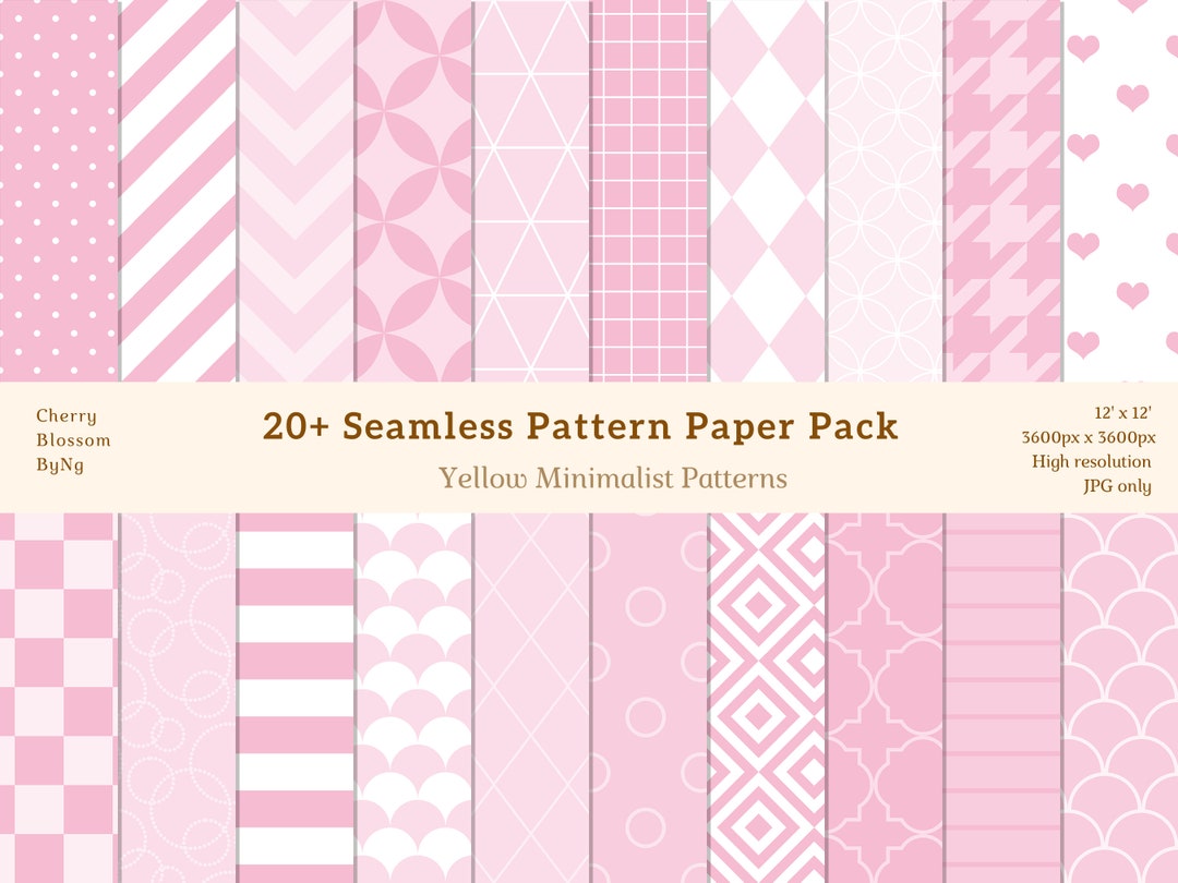 20 Ligh Pink Boho Seamless Digital Papers, Boho Scrapbook Papers, Boho ...