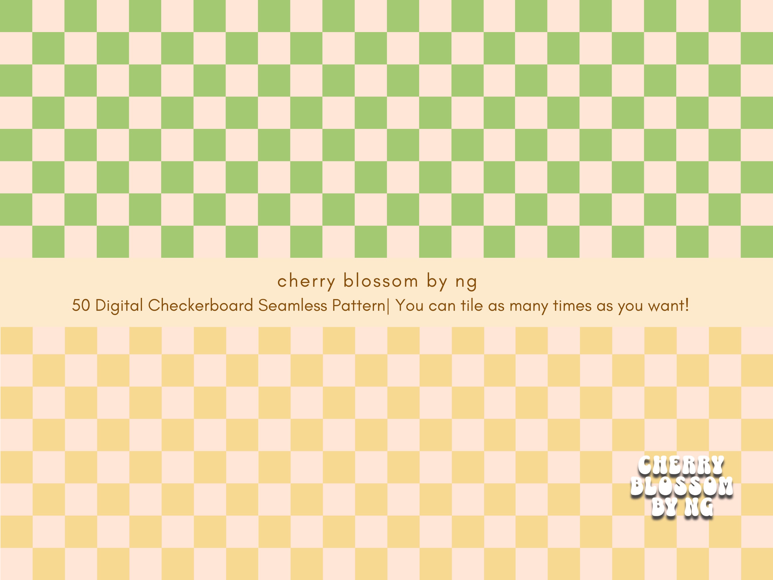 50 Pastel Checkerboard Digital Paper Checker Grid Background for ...
