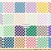 50 Checkerboard Digital Paper Checker Grid Background for Commercial ...