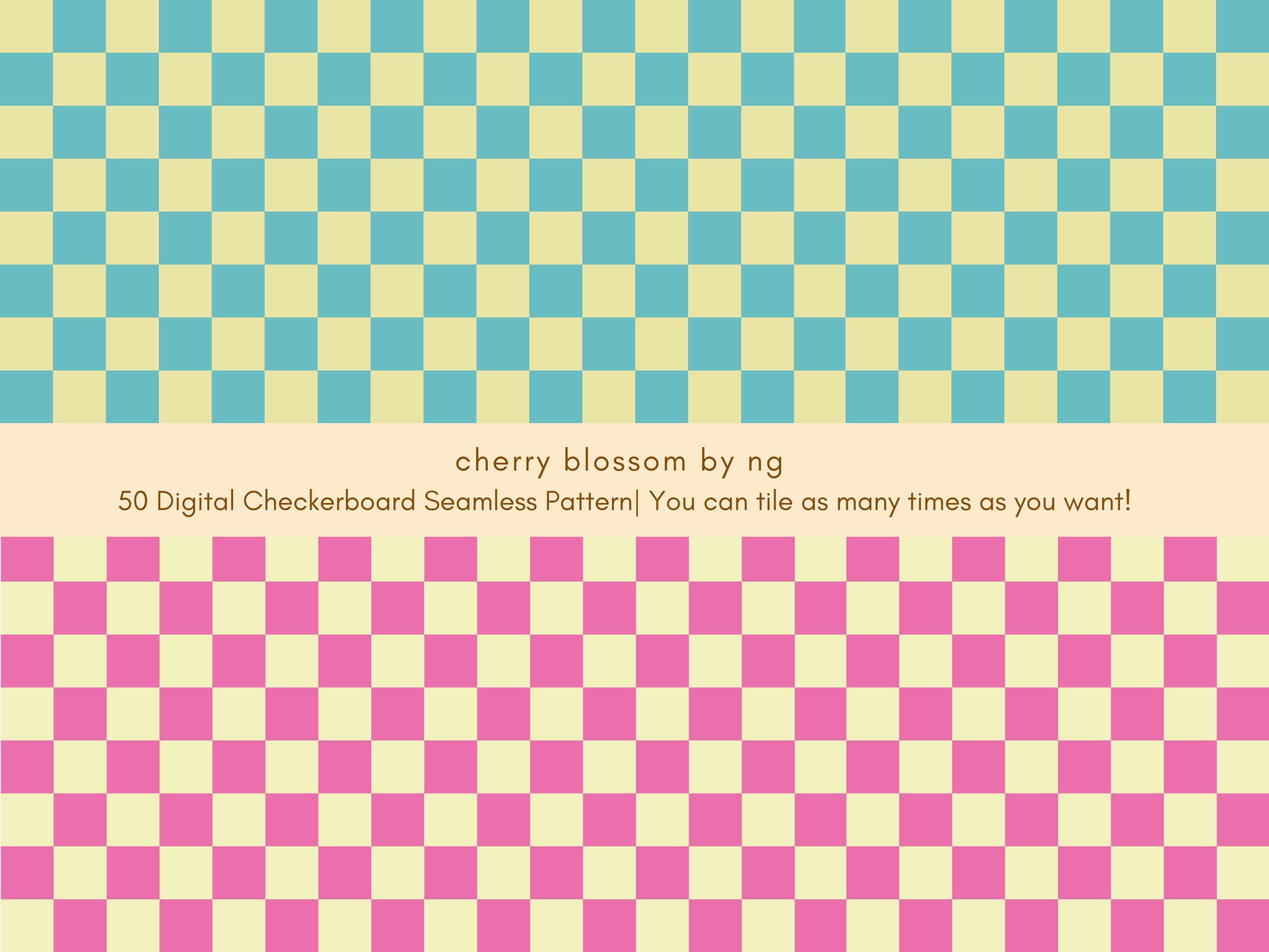 50 Checkerboard Digital Paper Checker Grid Background for Commercial ...