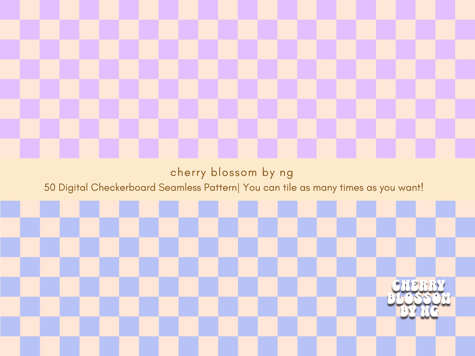 50 Pastel Checkerboard Digital Paper Checker Grid Background for ...