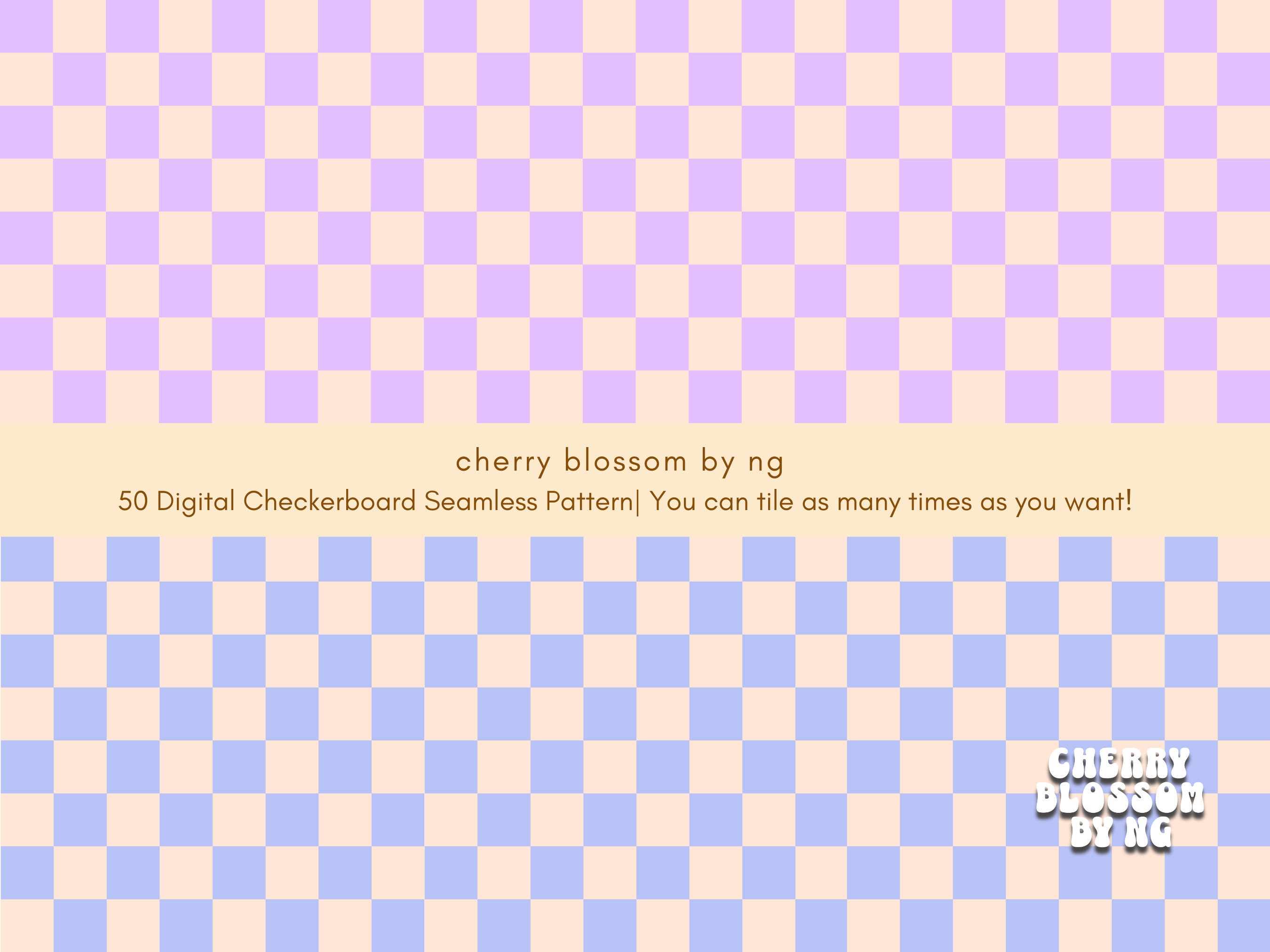 50 Pastel Checkerboard Digital Paper Checker Grid Background for ...