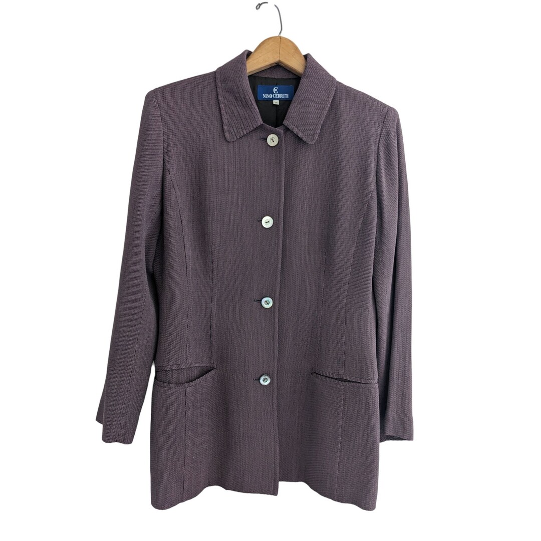 Vintage Nino Cerruti Academia Mauve Purple Collared Jacket Blazer - Etsy