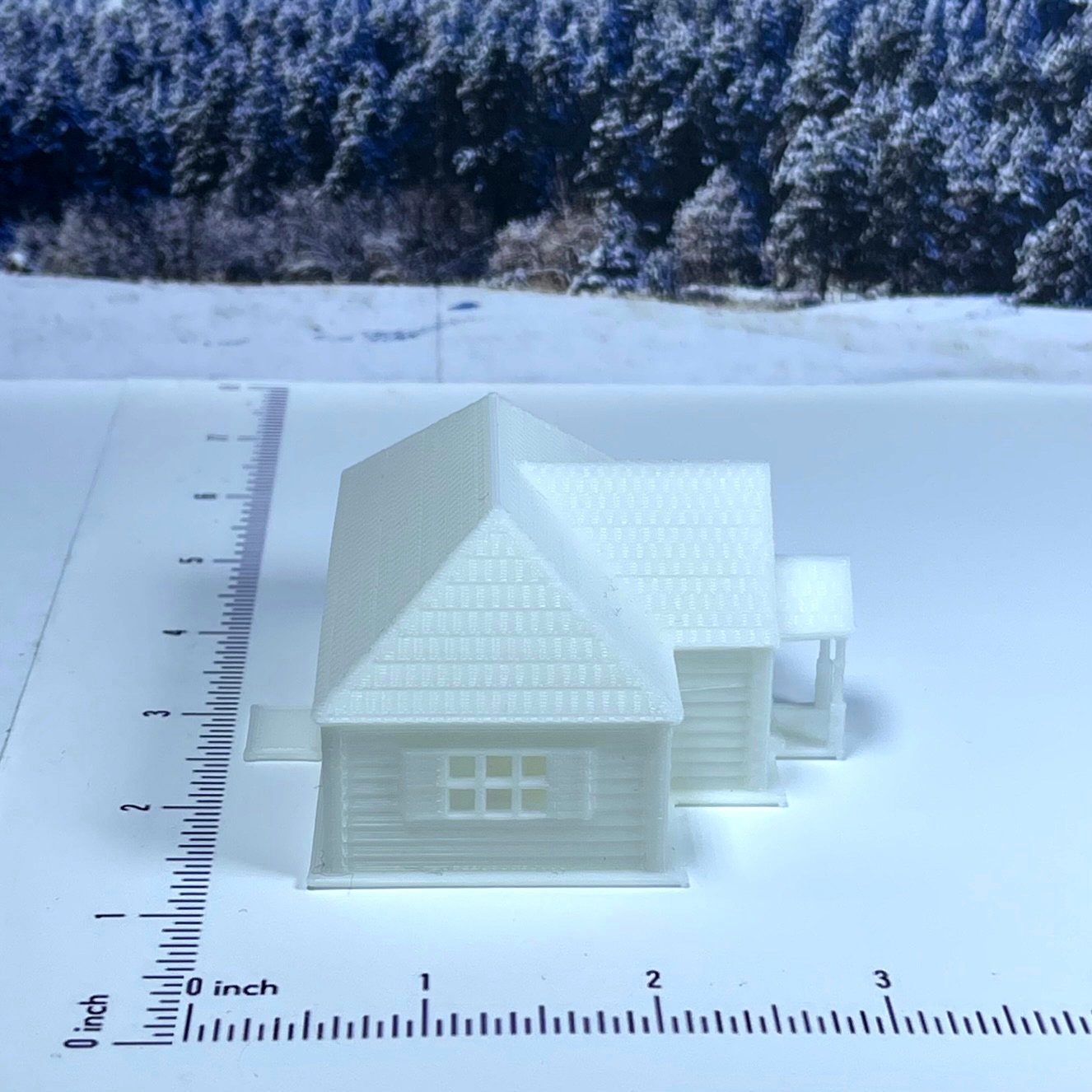 N-scale House Single Story 1:160 Scale Building DIY Christmas Village ...