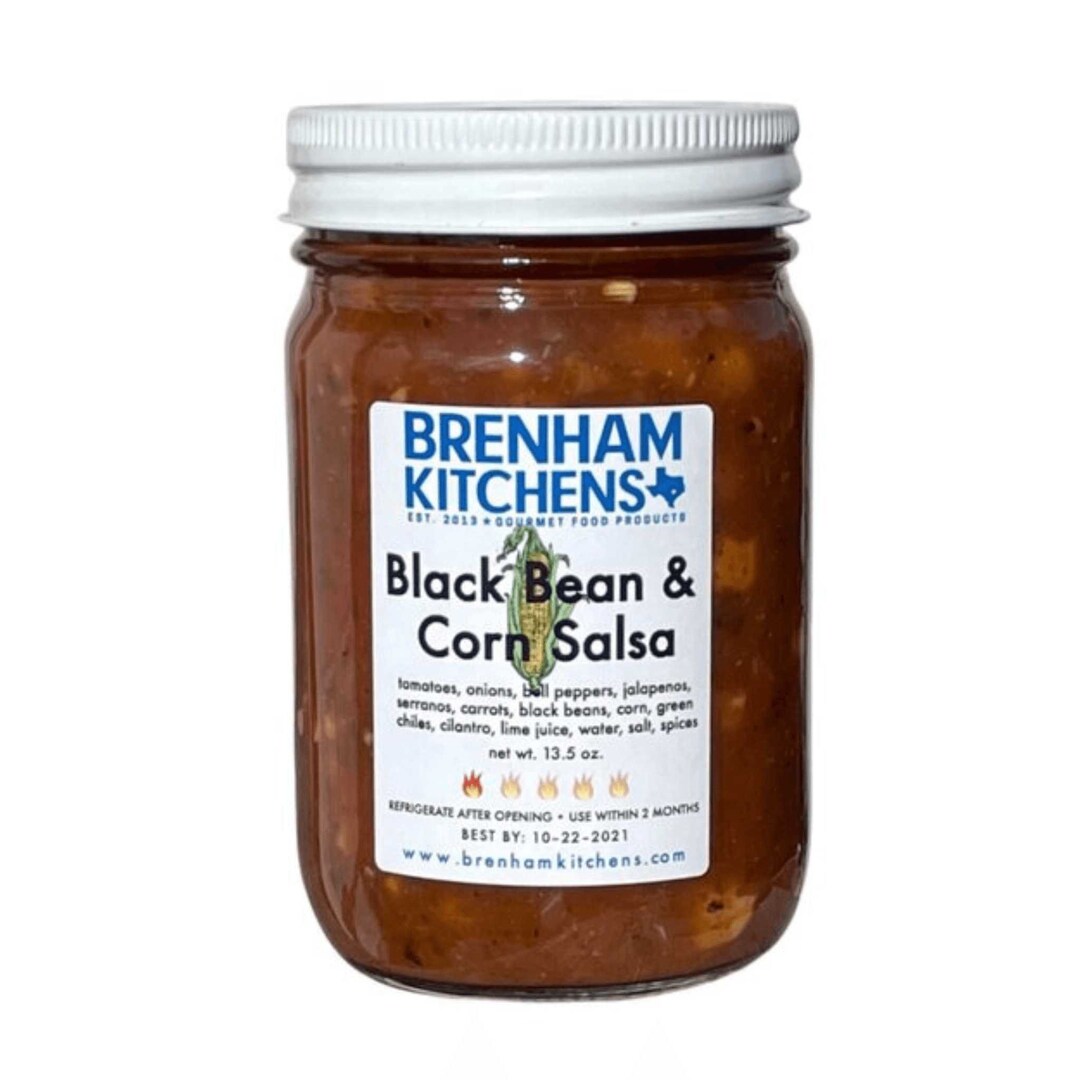 Brenham Kitchen Black Bean & Corn Salsa - Etsy