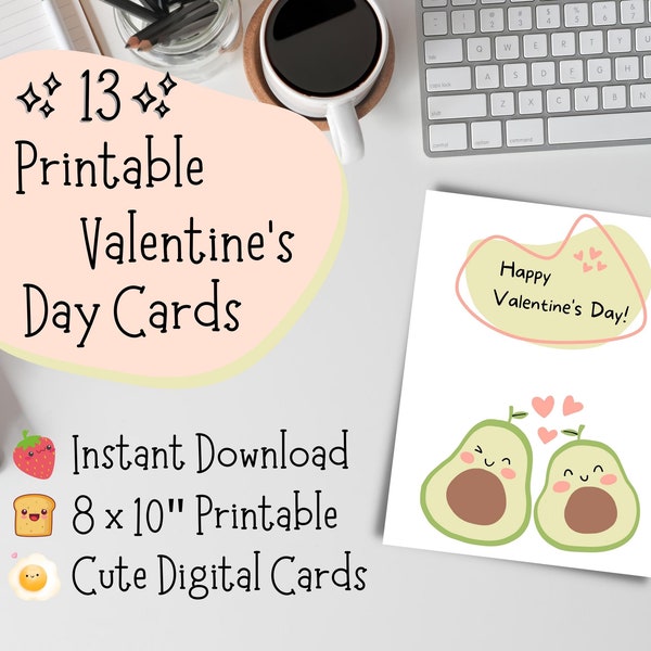 Multipack Valentine Cards - Etsy