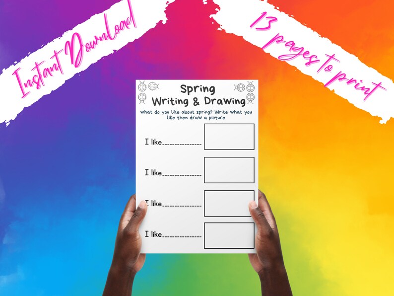 Printable Spring Word Puzzles and Activities, Ages 5 to 7, Spring ...