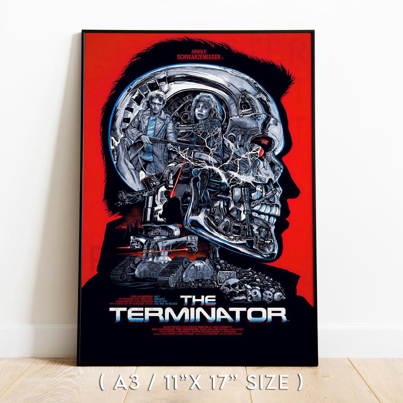Terminator Digital Poster Printable Download Wall Decor Movie Prints ...