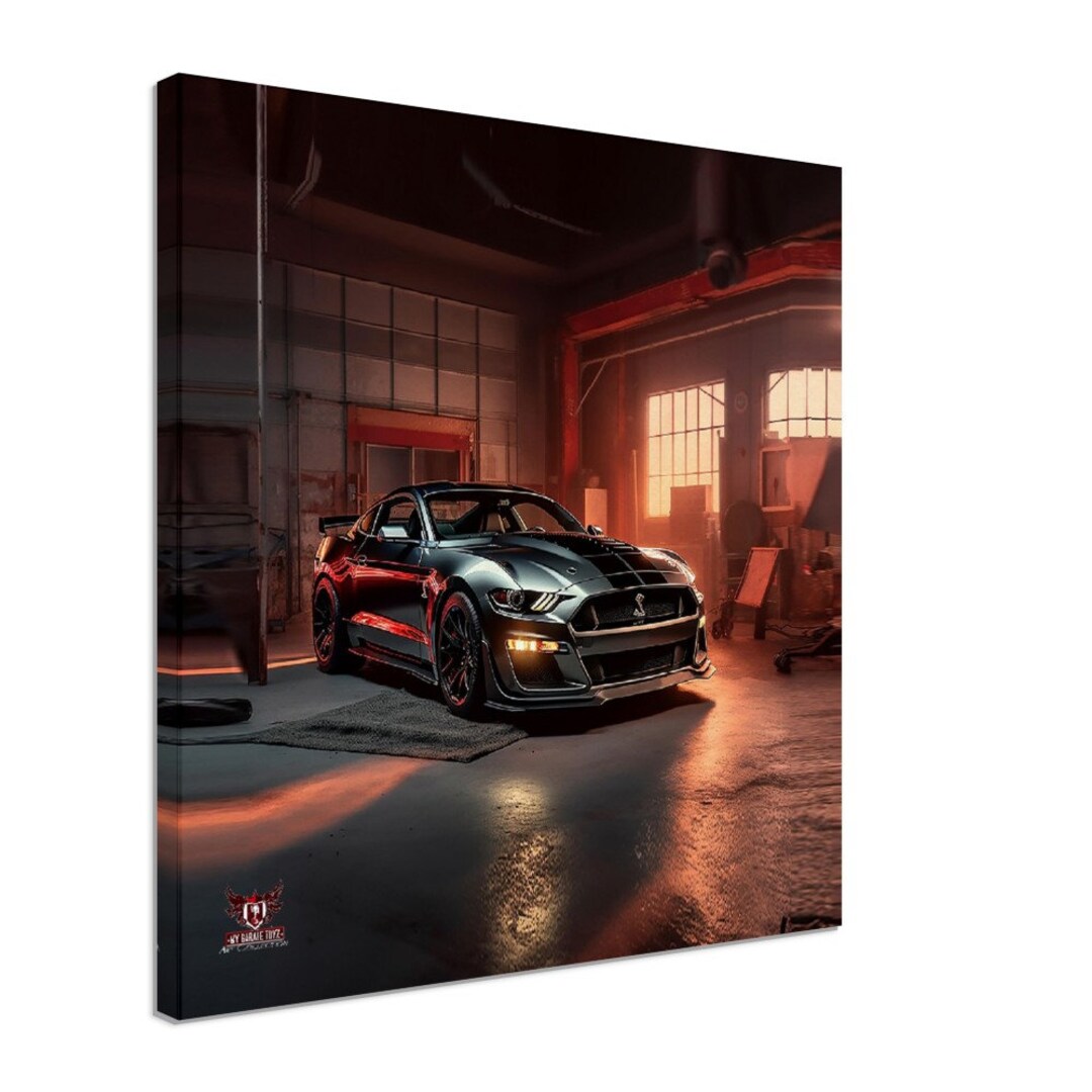 Ford Mustang Cobra Inspired Wall Art - Etsy