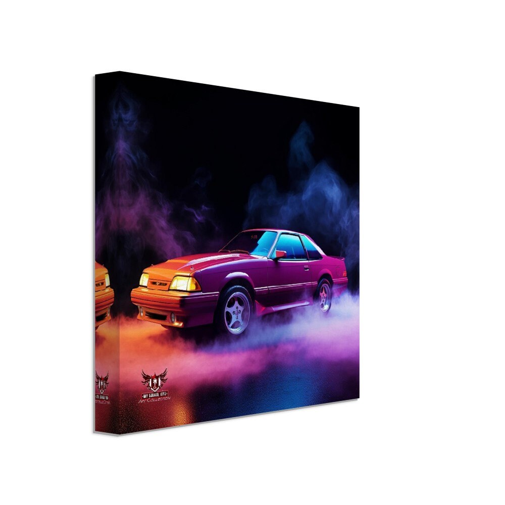 90' Ford Mustang GT Inspired Wall Art - Etsy
