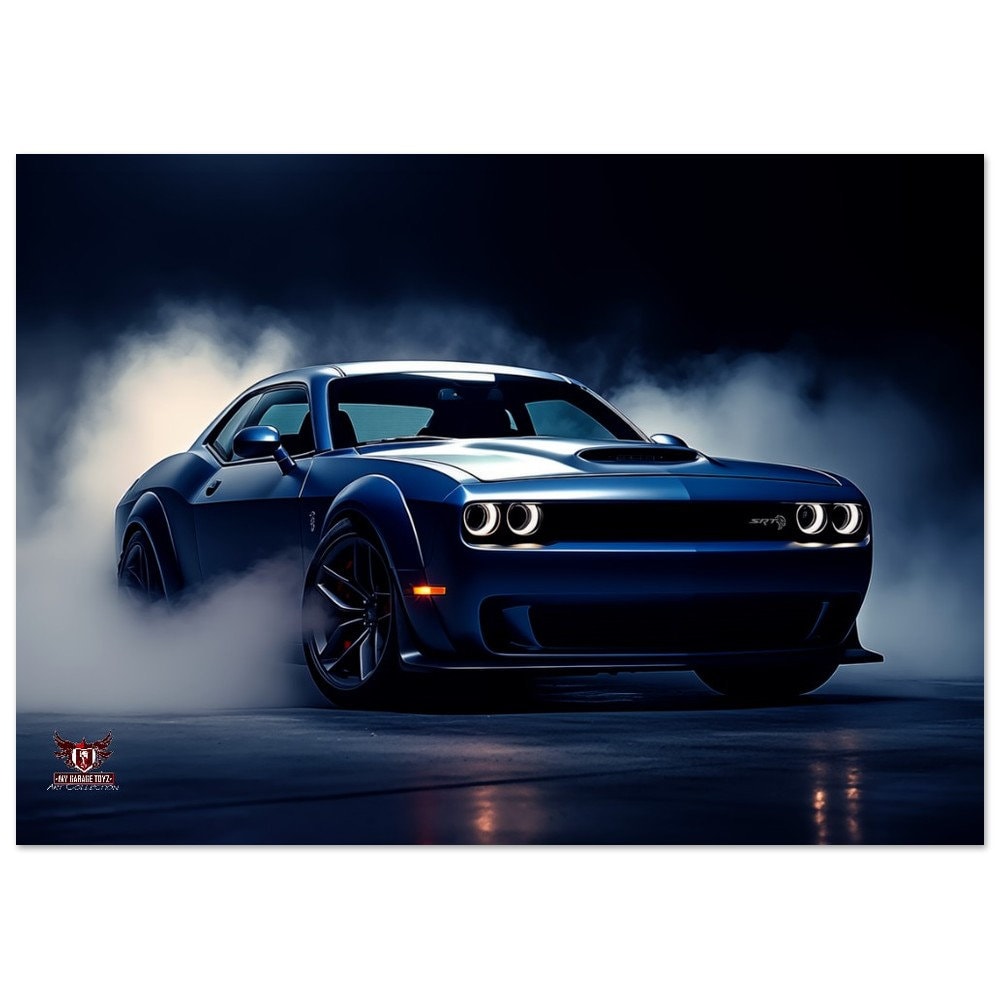 Challenger SRT Hellcat Inspired Wall Art - Etsy