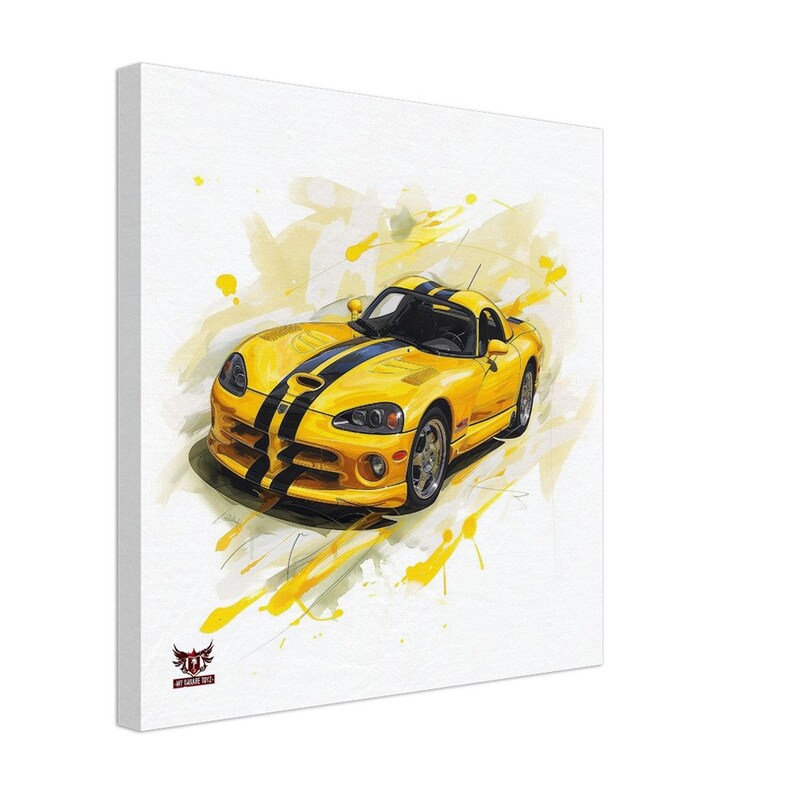The Gen2 Dodge Viper Canvas Wall Art - Etsy
