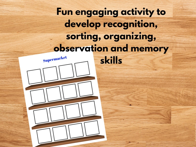 Grocery Shopping Pretend Play Printable, Supermarket Grocery List ...