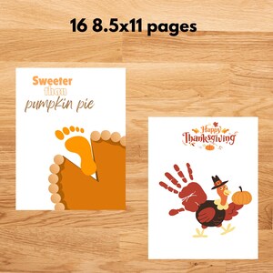 Thanksgiving Handprint Craft Printable Activity for Toddlers. Perfect ...