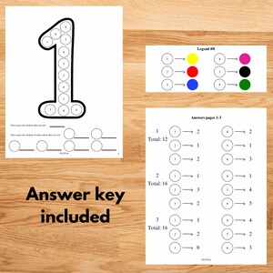 Dot Sticker Number Recognition Printable Toddler Worksheets. Perfect ...