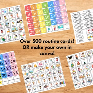 Visual Weekly Responsibility Routine Chart Toddler Printable. Perfect ...