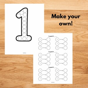 Dot Sticker Number Recognition Printable Toddler Worksheets. Perfect ...