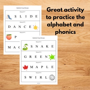 ABC Alphabet Soup Recipe Letter Recognition Toddler Printable. Perfect ...