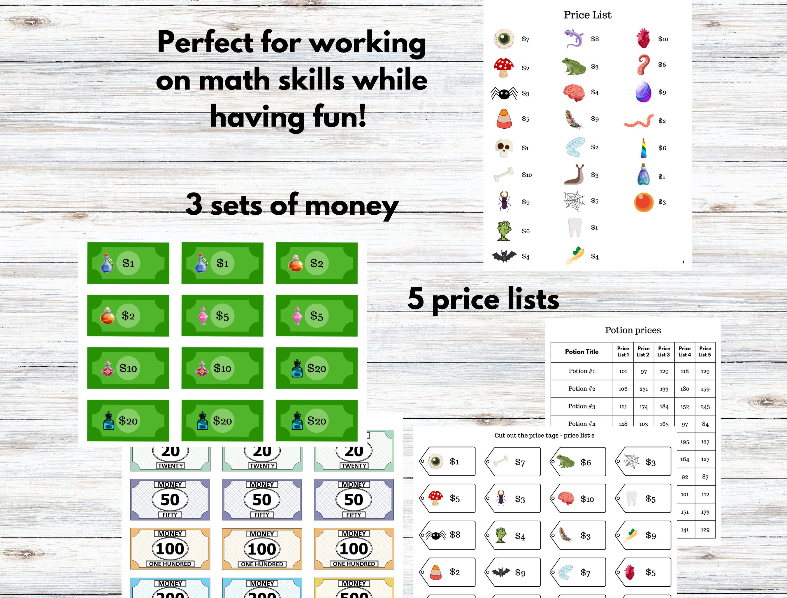 Potion Making Pretend Play, Witchs Brew Potion Recipe, Halloween ...