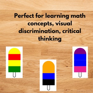 Popsicle Stick Match Color Recognition Toddler Printable Game. Perfect ...