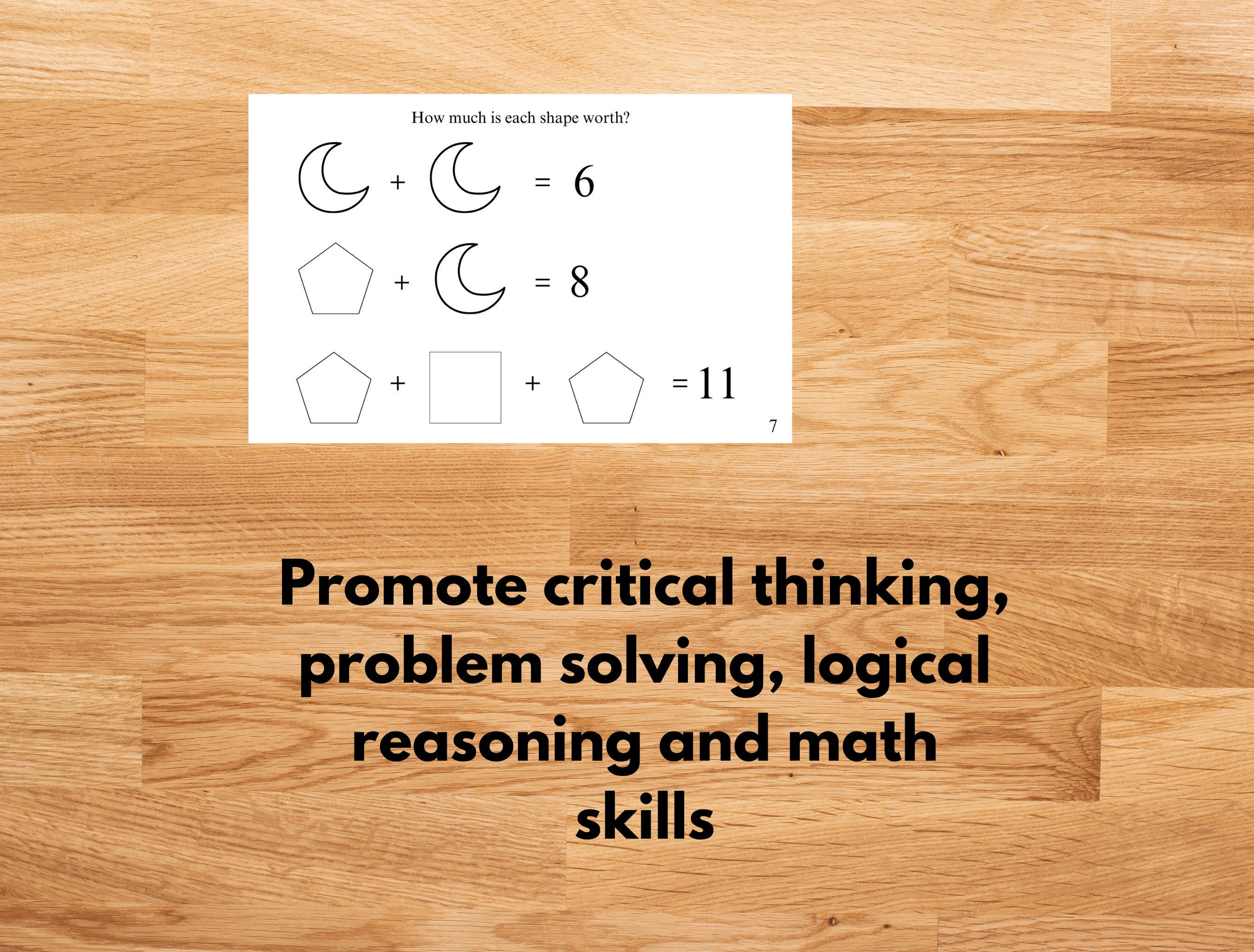 Logic Puzzle Brain Teasers Printable, Critical Thinking Math Games ...