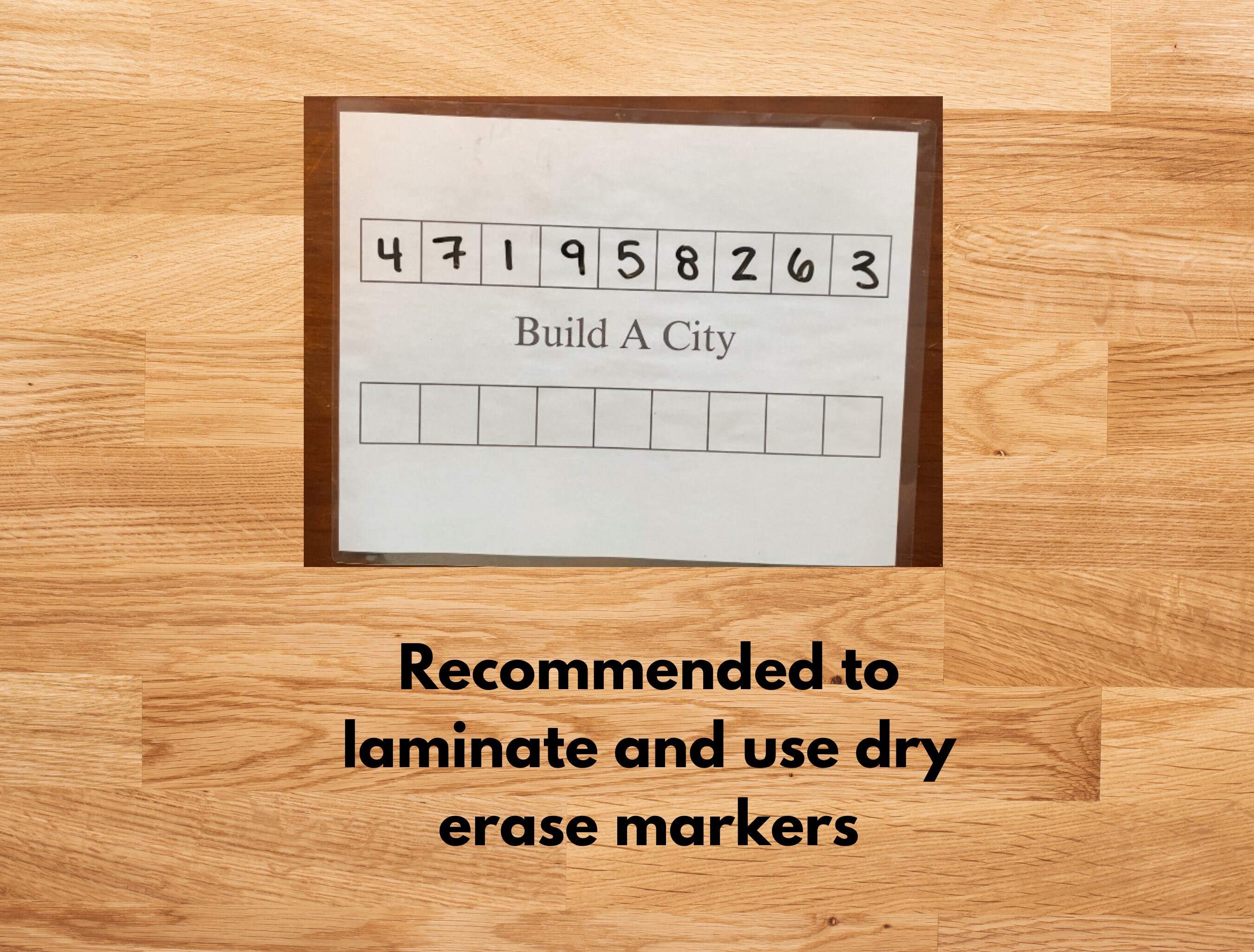 Build A City Number Recognition Building Blocks Printable, Snap Cube ...