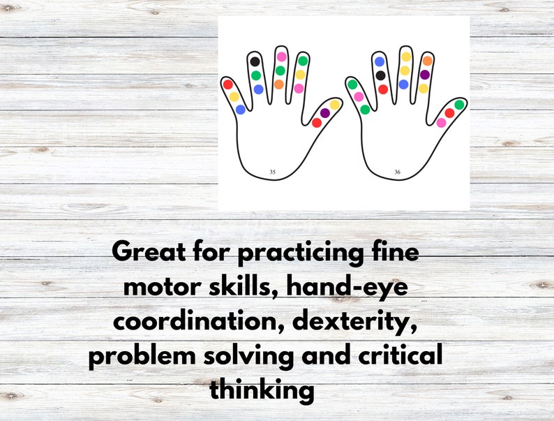 Pom Pom Glove Matching Color Recognition, Fine Motor Skills, Homeschool ...