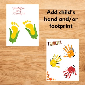Thanksgiving Handprint Craft Printable Activity for Toddlers. Perfect ...