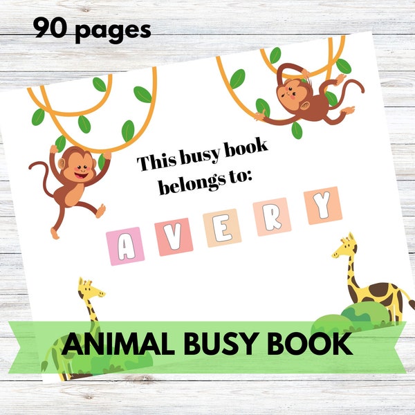 Toddler Busy Book - Etsy