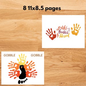 Thanksgiving Handprint Craft Printable Activity for Toddlers. Perfect ...