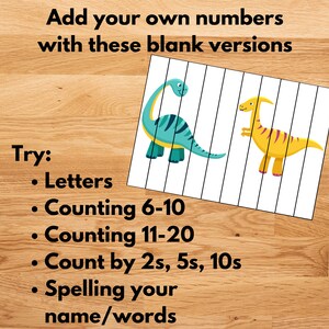 Dinosaur Sequencing Puzzle Printable Activity for Toddlers Perfect for ...