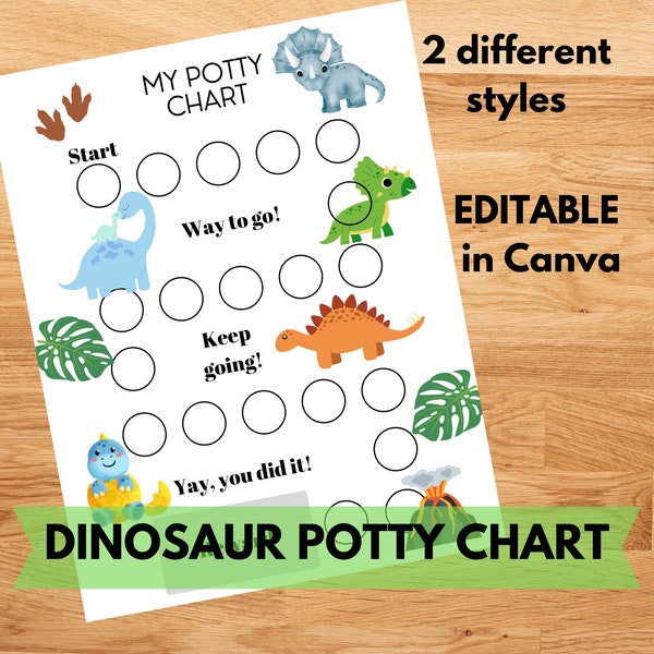 Potty Poop Training Chart Printable - Etsy