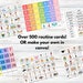 Visual Calendar Daily Routine Chart Editable, Printable Responsibility ...