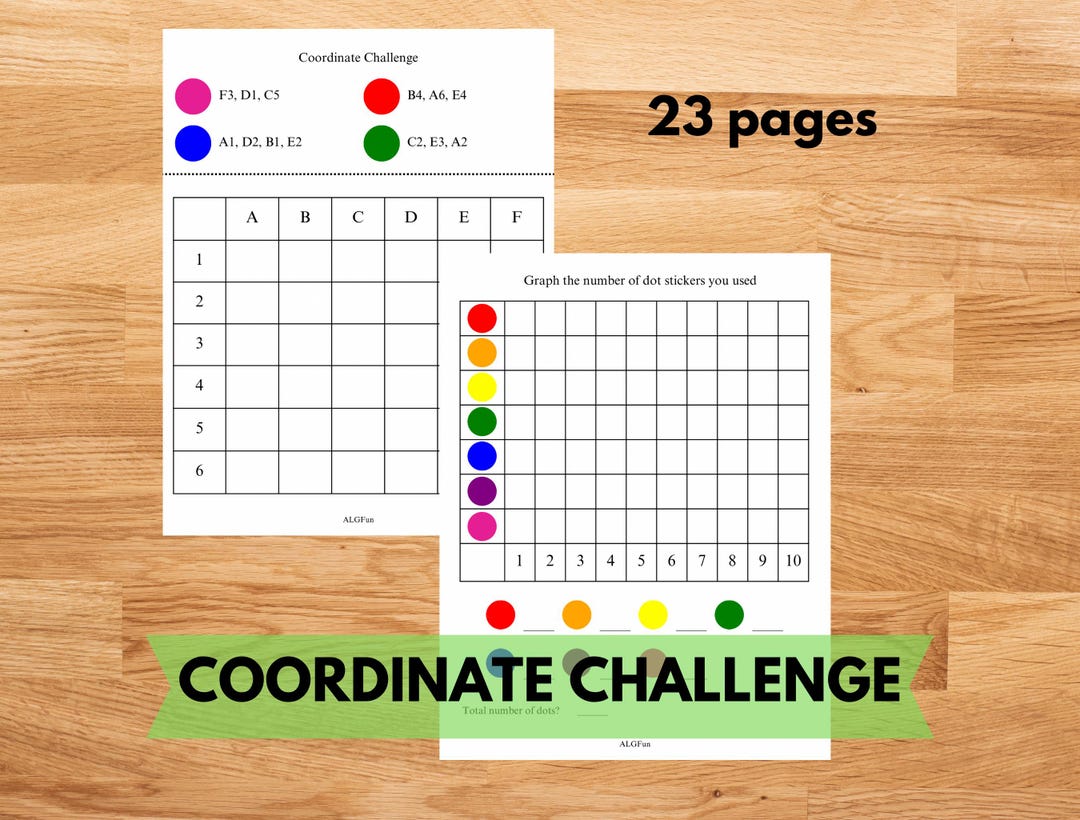 Color Coordinate Challenge Printable Activity. Brain Teaser Logic Puzzles. Perfect for Preschool ...
