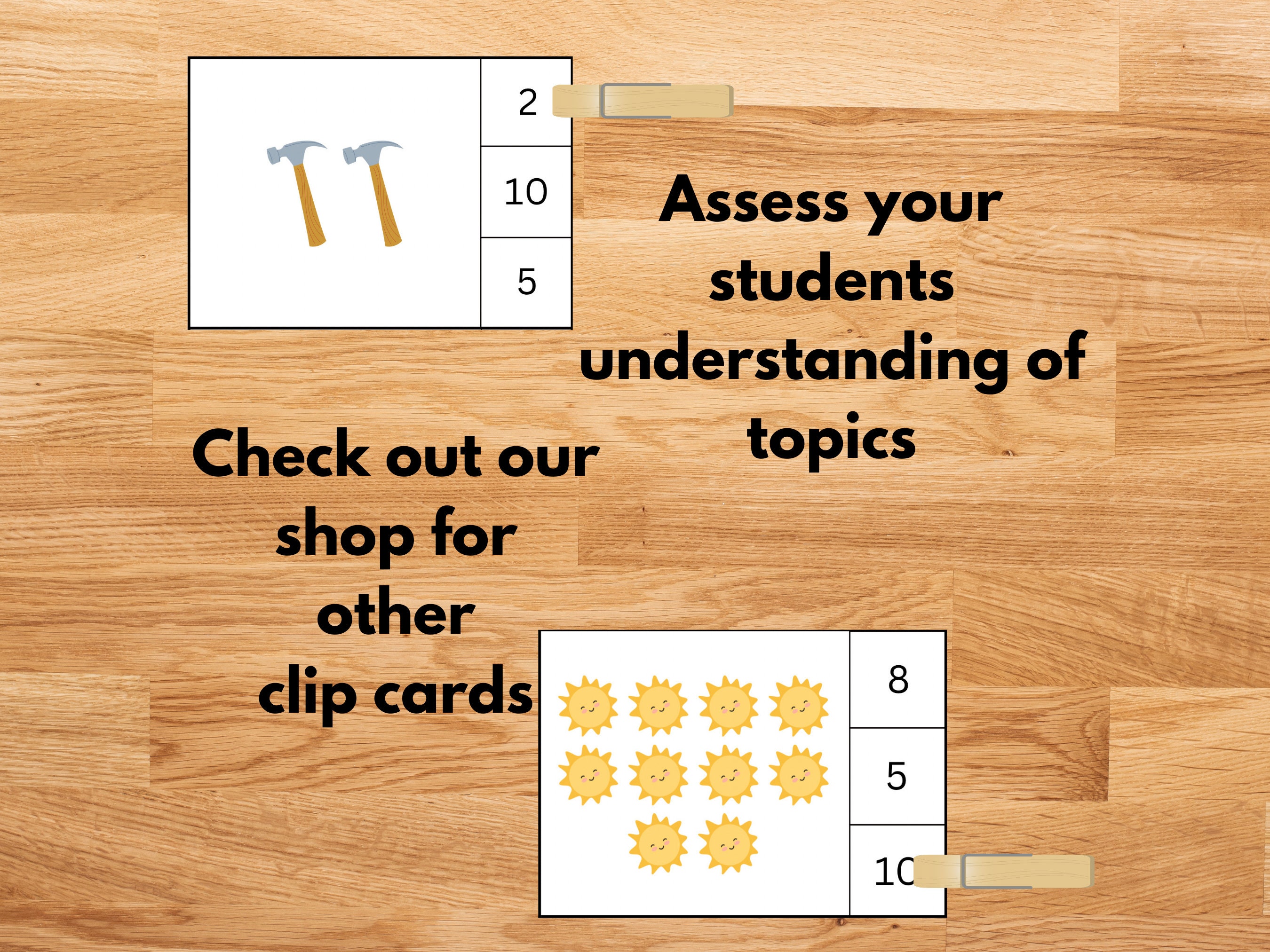 Count and Clip Cards Printable Activity, Number Recognition and ...