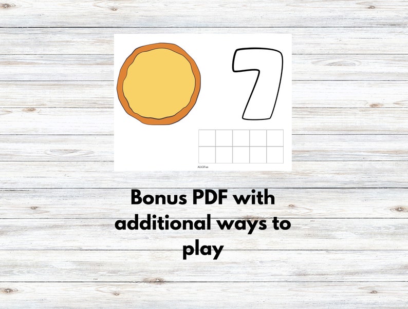 Number Play Dough Mats Printable, Counting and Number Recognition 1-10 ...