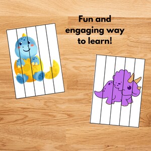 Dinosaur Sequencing Puzzle Printable Activity for Toddlers Perfect for ...